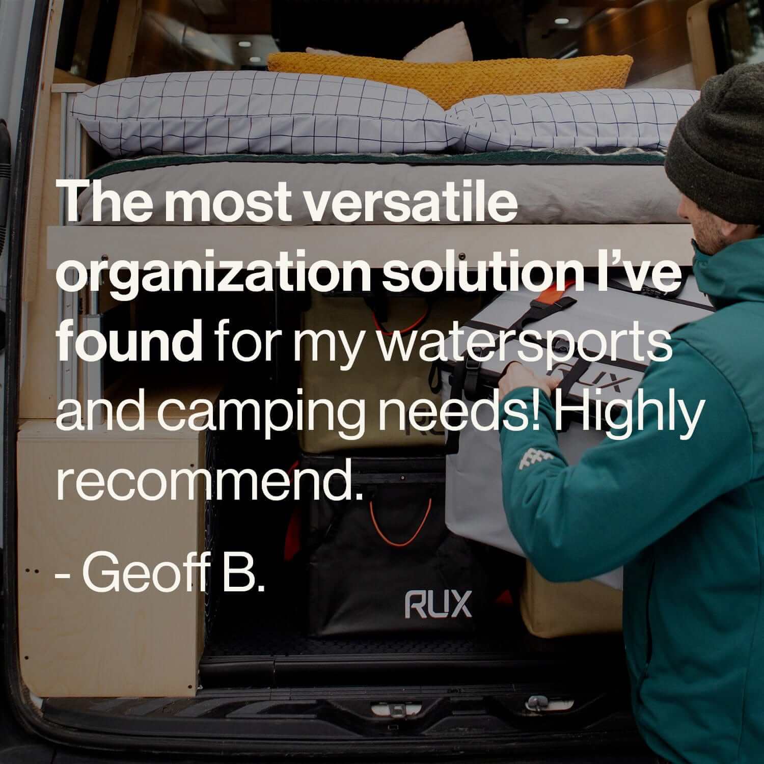 Collapsible Portable Storage Bin | RUX 'All-In' Bundle | RUX