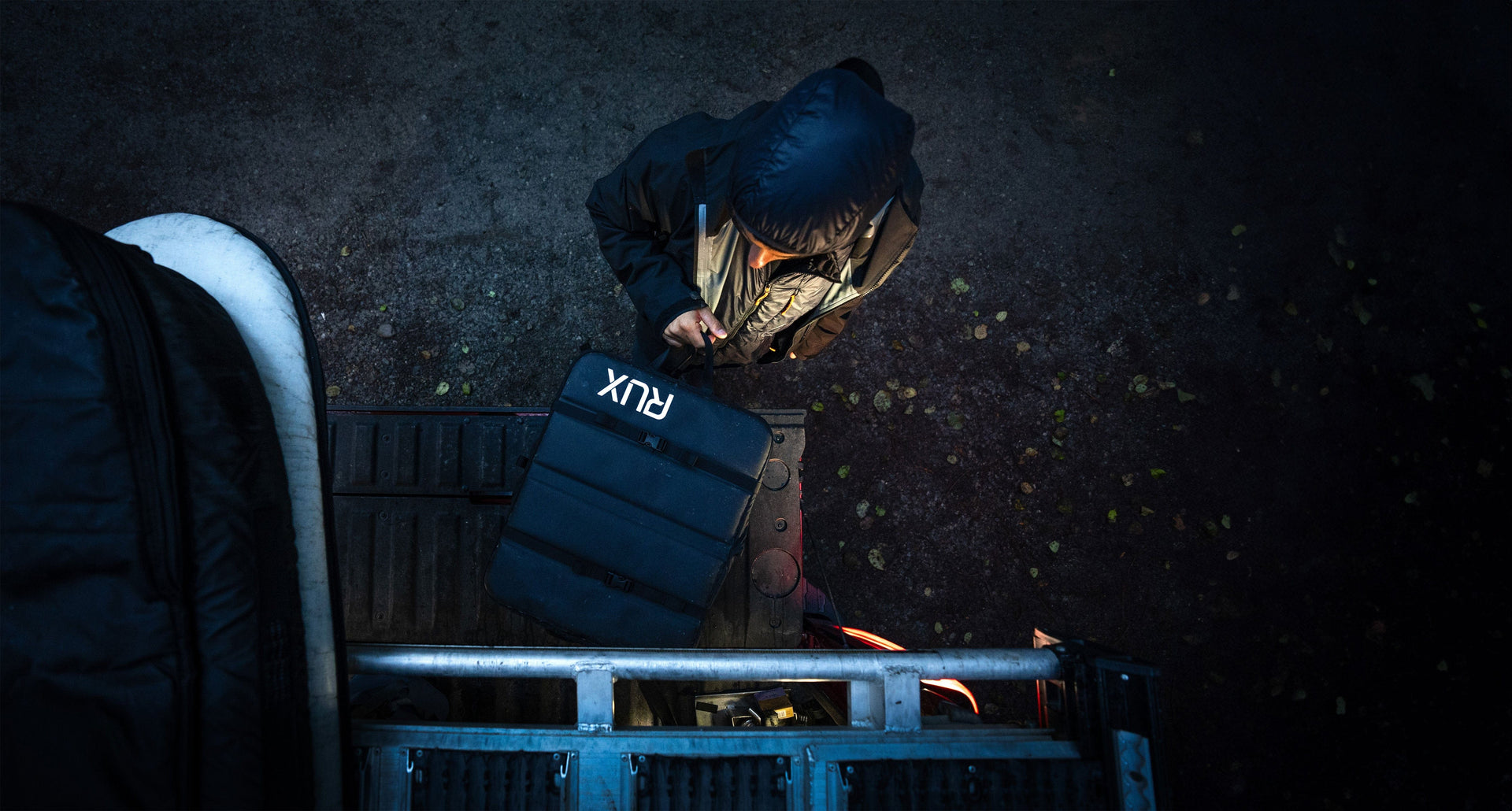 RUX: Rugged, weatherproof, and versatile gear management system.