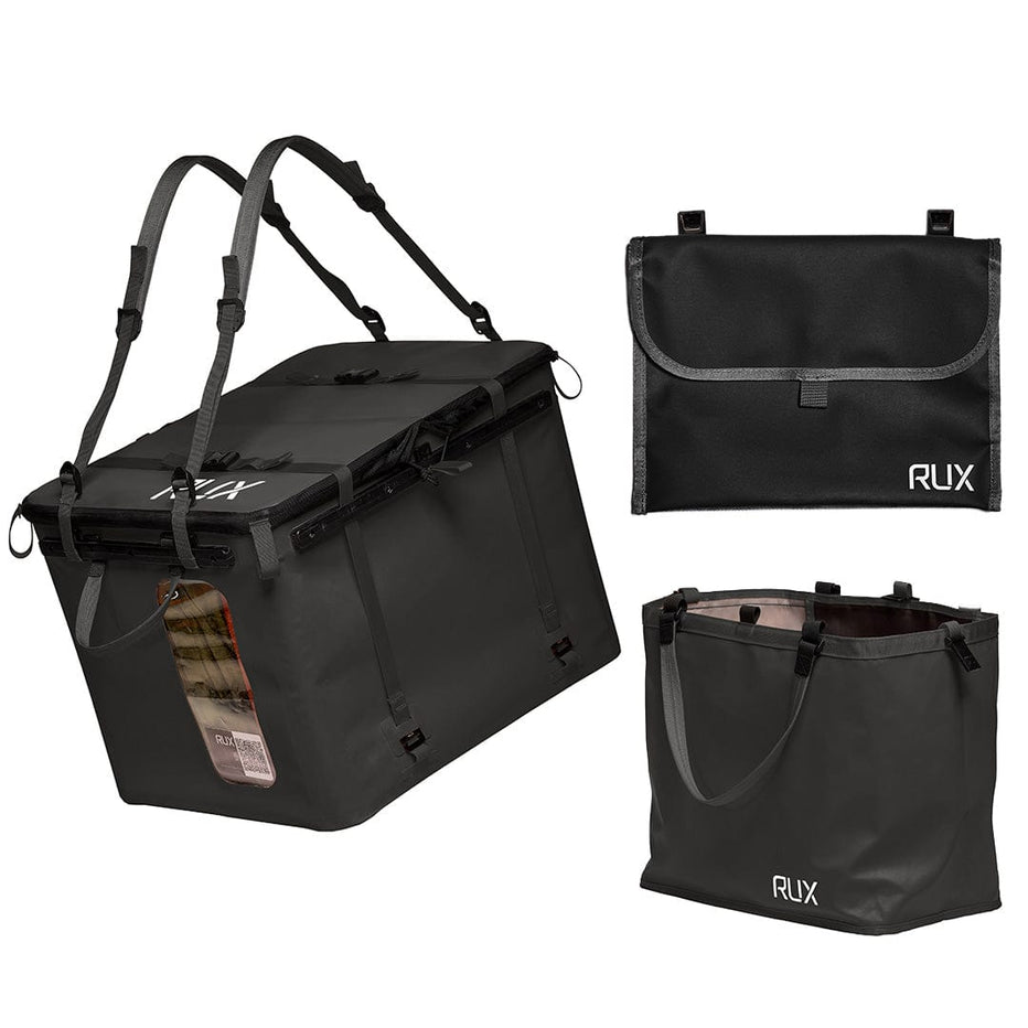 RUX Essentials Set.- Get Organized with a RUX 70, RUX 25L Bag and Pocket