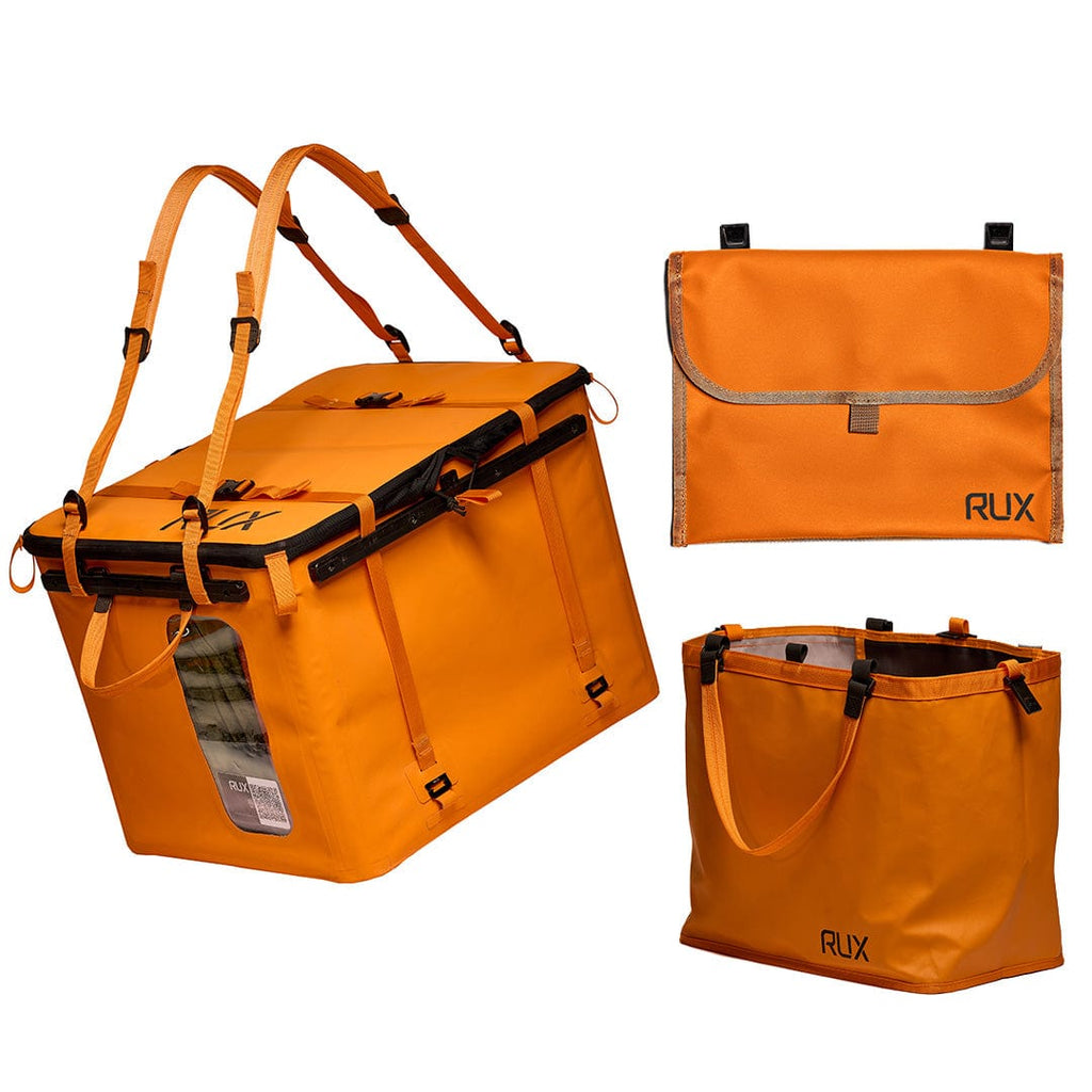 RUX Essentials Set.- Get Organized with a RUX 70, RUX 25L Bag and Pocket